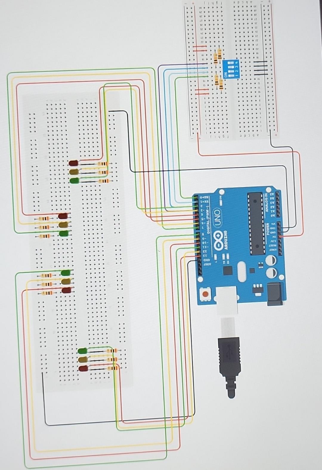 Solved tinkercad code in c for the above setup. | Chegg.com