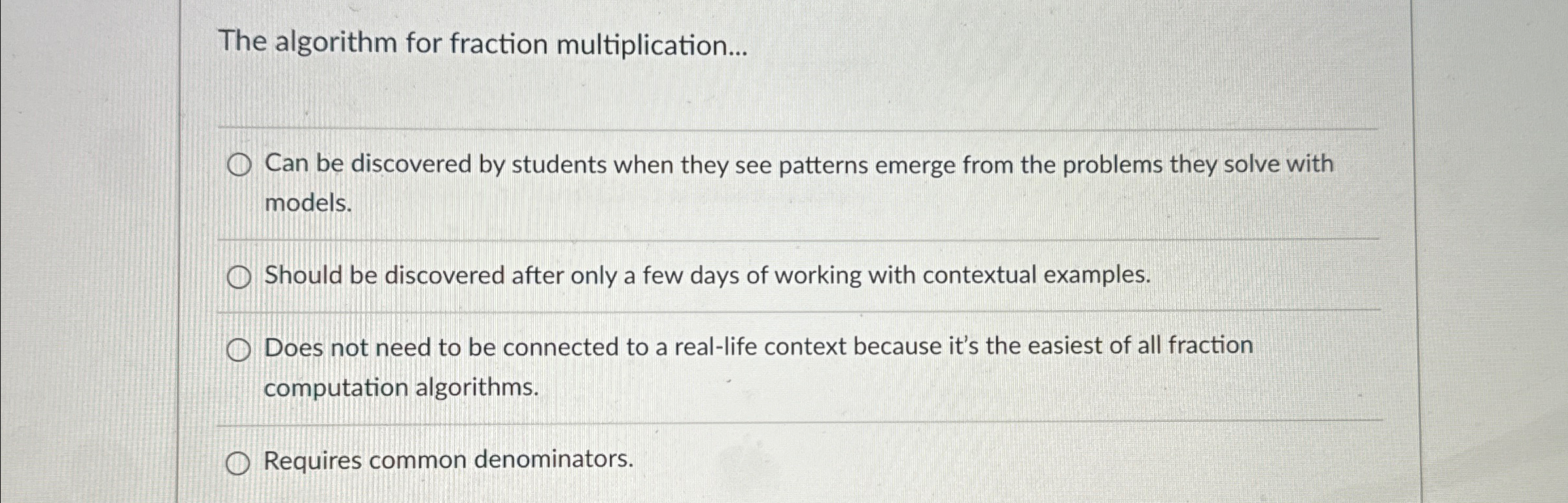 Solved The algorithm for fraction multiplication...q,Can be | Chegg.com