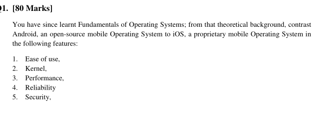 Solved [80 ﻿Marks]You have since learnt Fundamentals of | Chegg.com