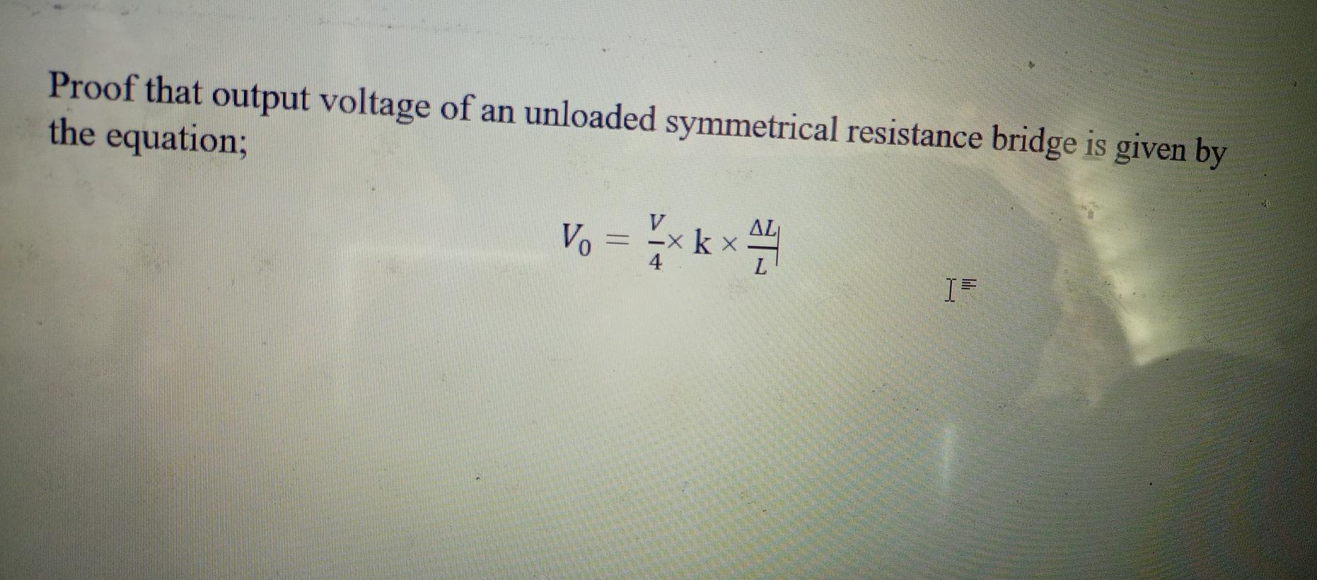 Solved Proof that output voltage of an unloaded symmetrical | Chegg.com