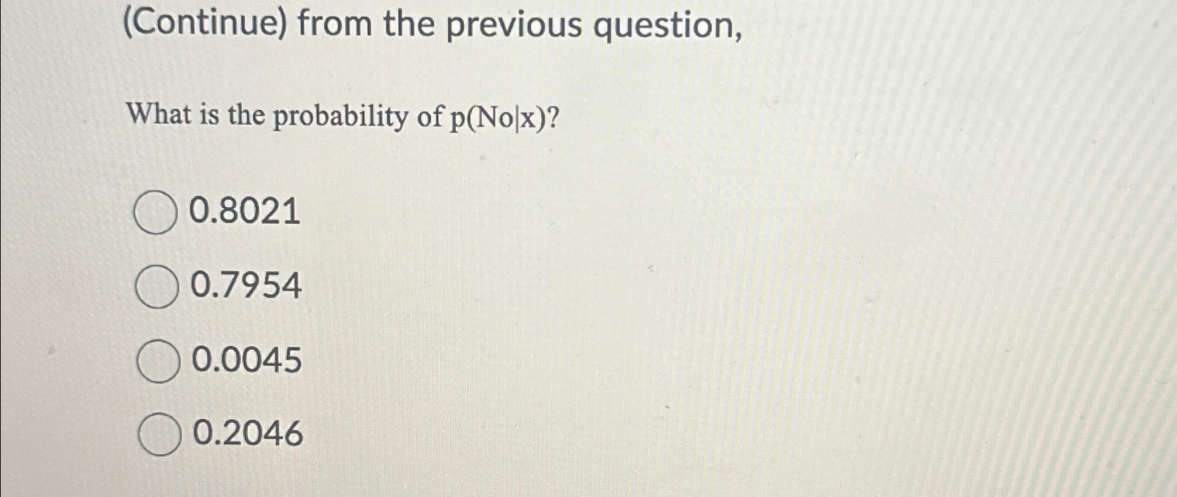 Solved (Continue) ﻿from the previous question,What is the | Chegg.com