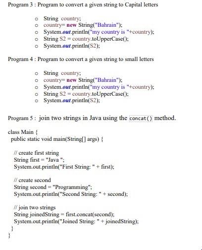 Solved Program 1: to print elements of an array class Main | Chegg.com