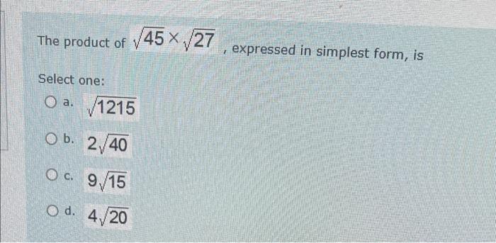 Solved After arranging the radicals 6,61,36 and 361 in | Chegg.com