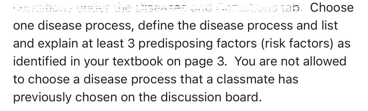 Solved Define aids the disease process and list and explain | Chegg.com