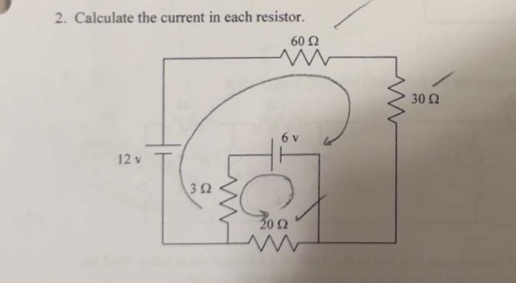 Solved Calculate the current in each resistor. | Chegg.com