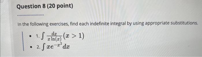 Solved In the following exercises, find each indefinite | Chegg.com
