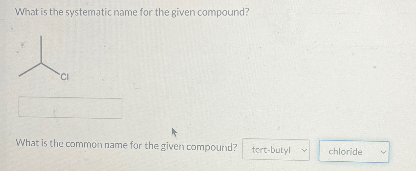 What is the systematic name for the given | Chegg.com