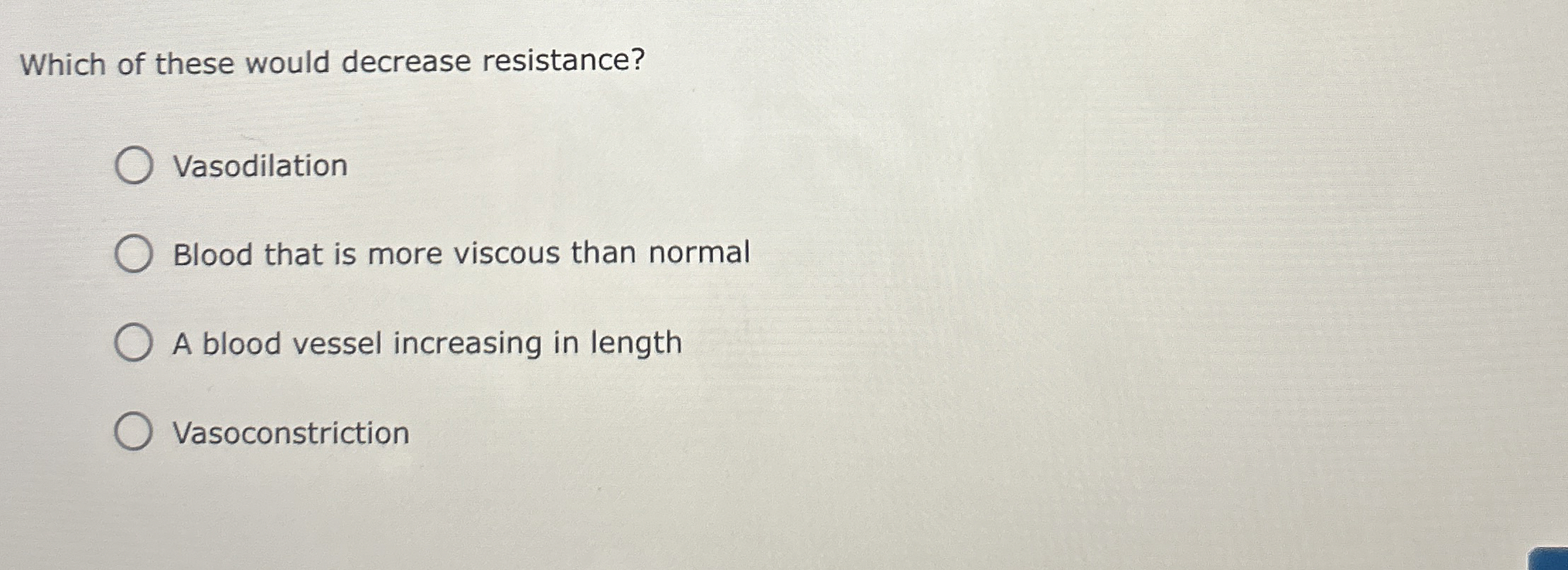 Solved Which of these would decrease | Chegg.com