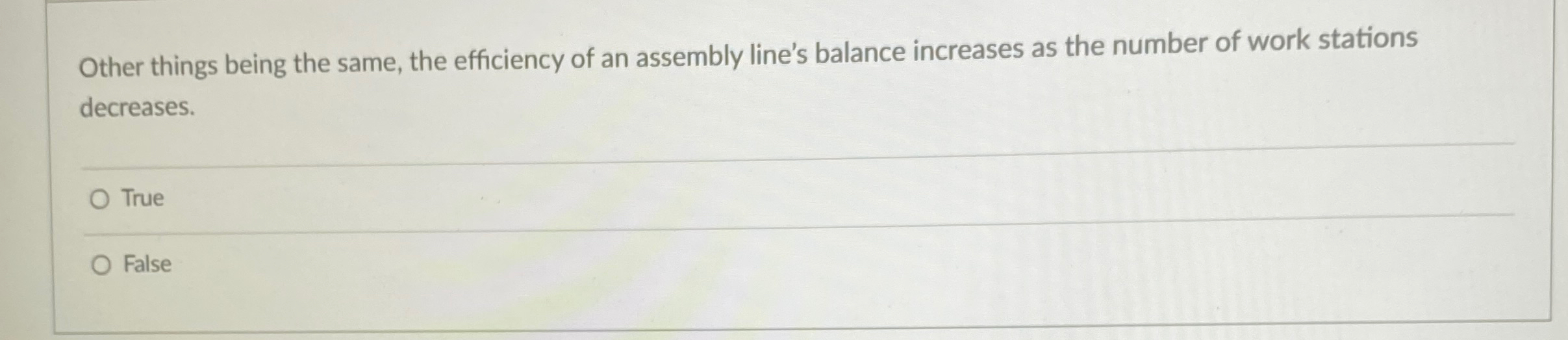 Solved Other things being the same, the efficiency of an | Chegg.com