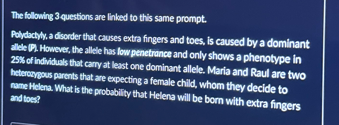 Solved The following 3 ﻿questions are linked to this same | Chegg.com