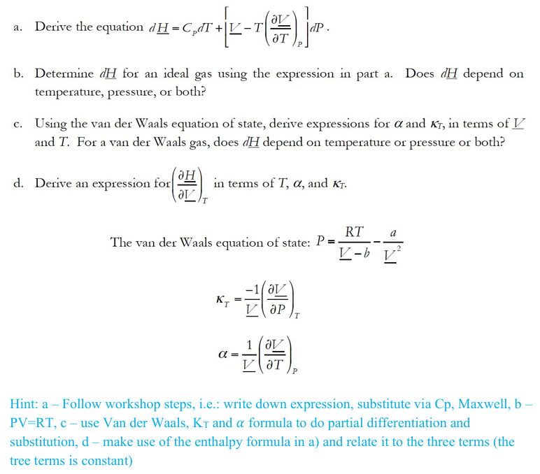 Solved (a) ﻿Derive the following equation: | Chegg.com