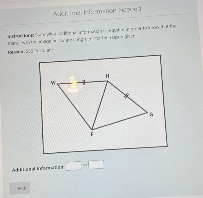 Solved Additional Information Needed Instructions: State | Chegg.com