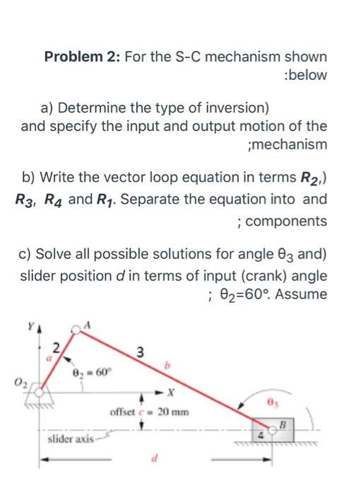 Solved Problem 2: For the S-C mechanism shown :below a) | Chegg.com