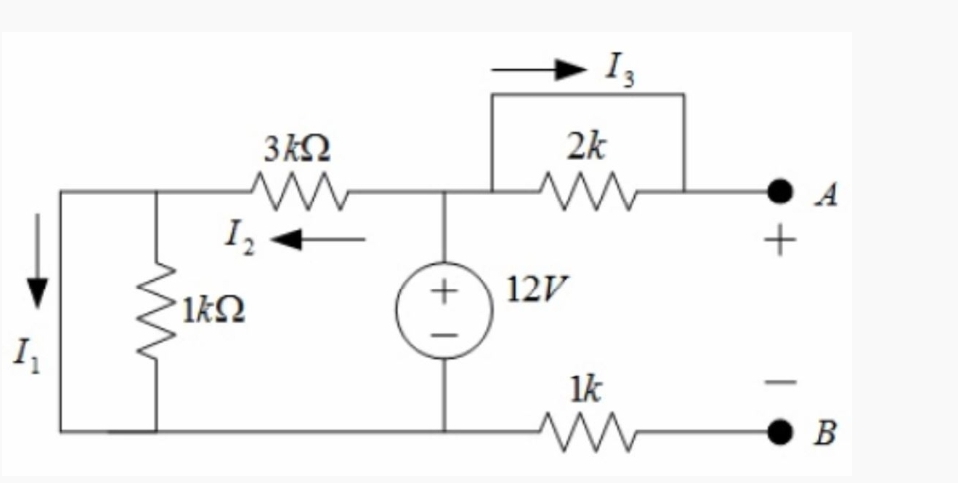 Solved Find I1, ﻿I2, ﻿I3 ﻿and Vab in the following circuit. | Chegg.com