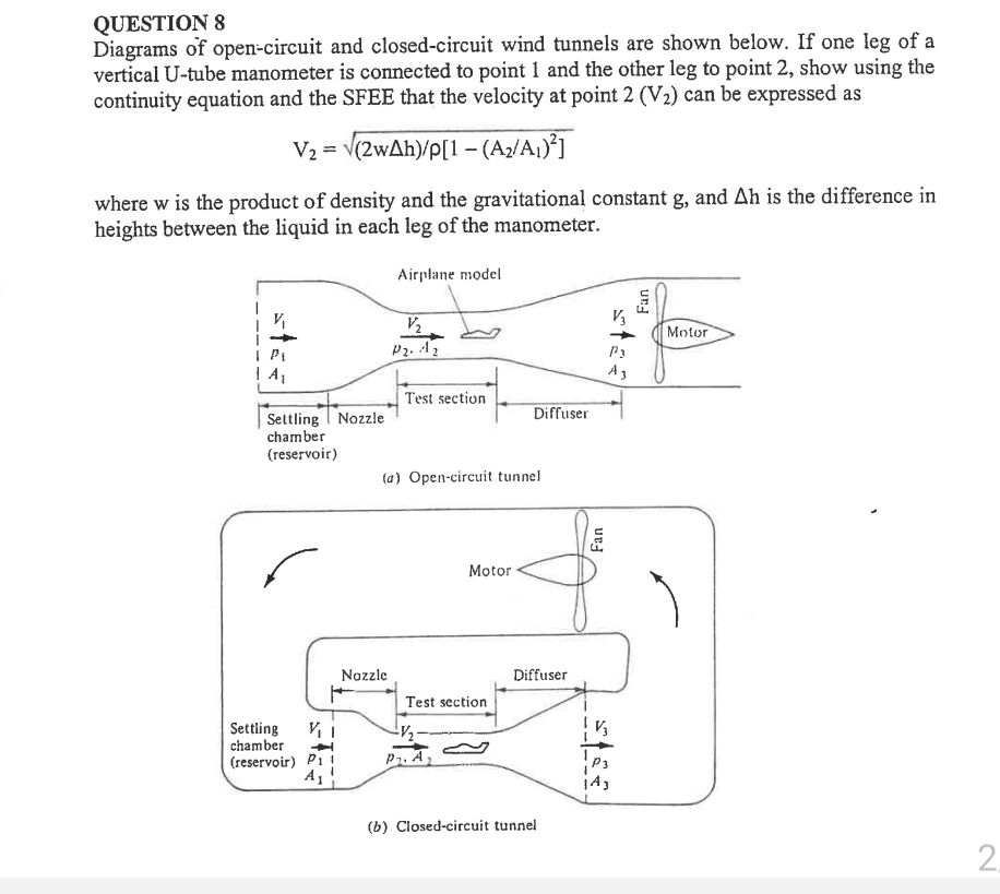 Solved QUESTION 8Diagrams of open-circuit and closed-circuit | Chegg.com
