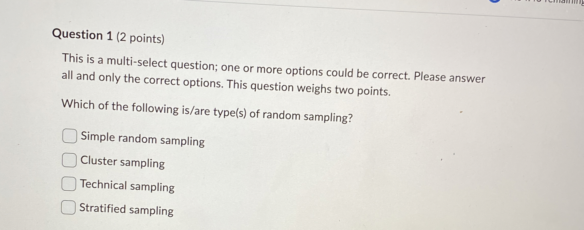 Solved Question 1 (2 ﻿points)This is a multi-select | Chegg.com