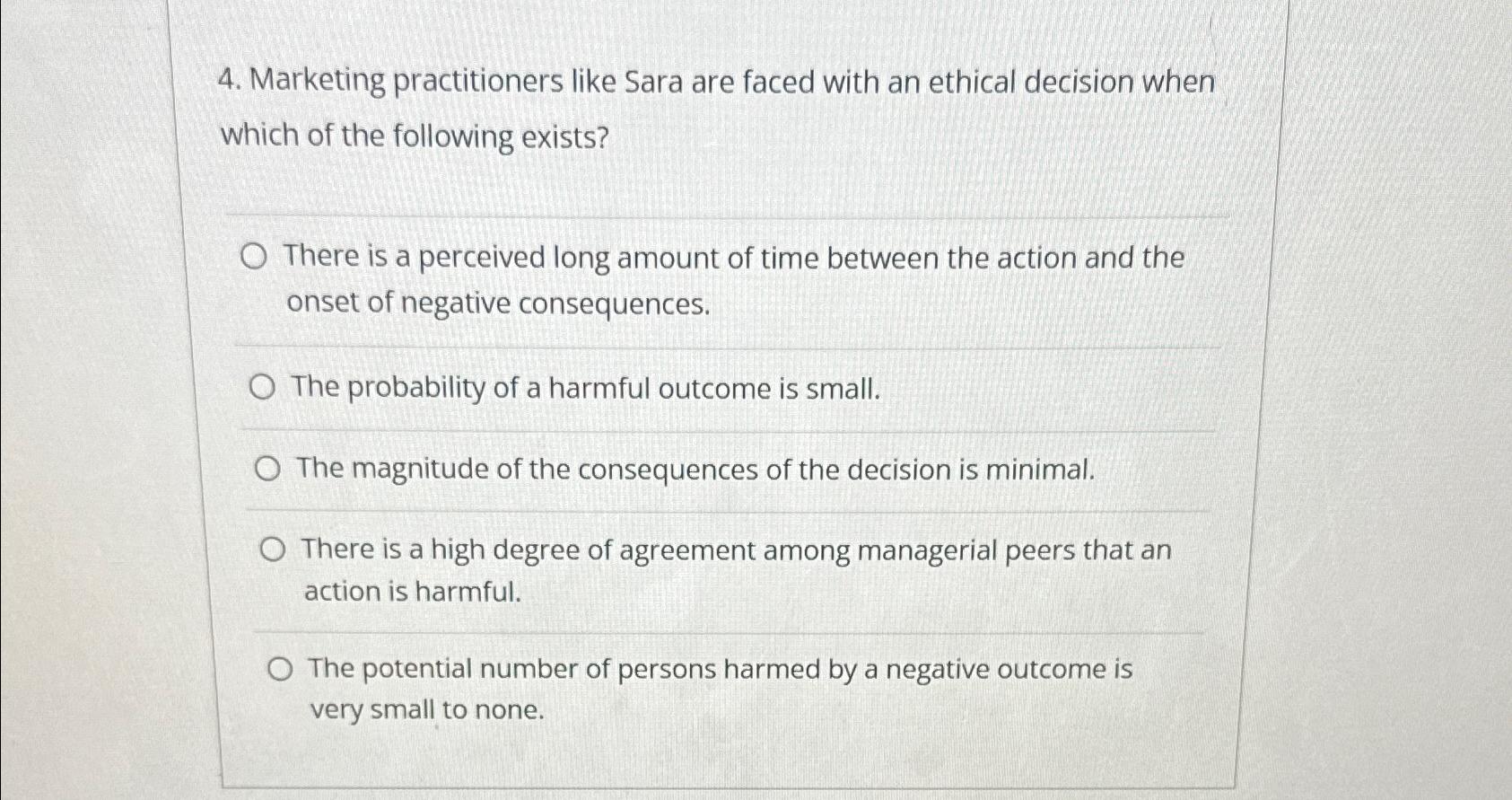 Solved Marketing practitioners like Sara are faced with an | Chegg.com
