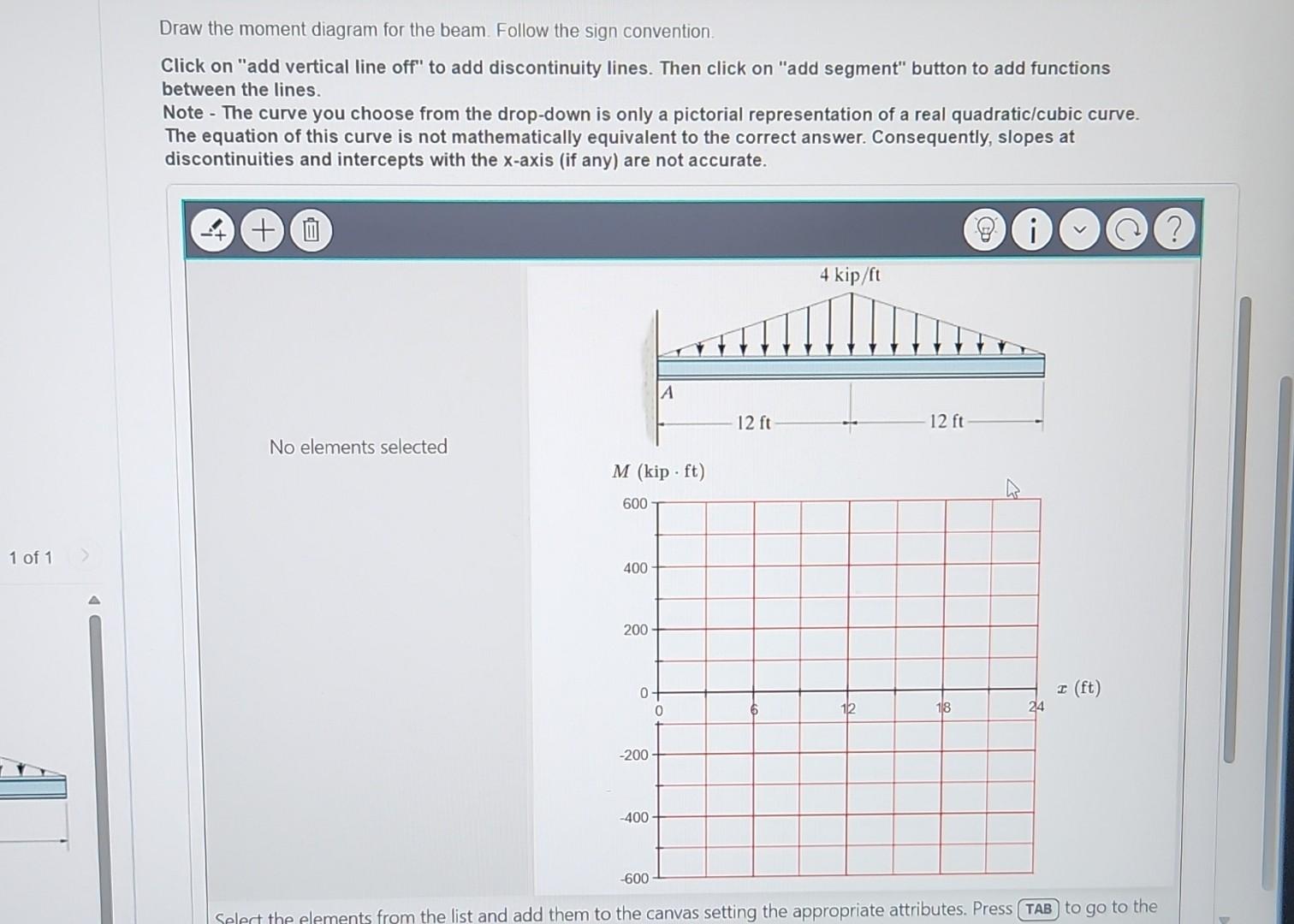 Solved Draw the moment diagram for the beam. Follow the sign | Chegg.com