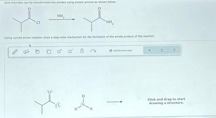 Solved Using curved arrow notation draw a step-wise | Chegg.com