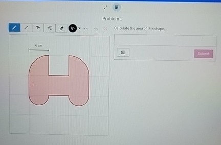 Solved Problem 1TT ?2x(n)Calcutate the area of this shape. | Chegg.com