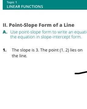 Solved A. Use point-slope form to write an equati the | Chegg.com