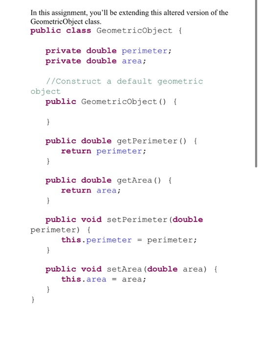 Solved In this assignment, you'll be extending this altered | Chegg.com