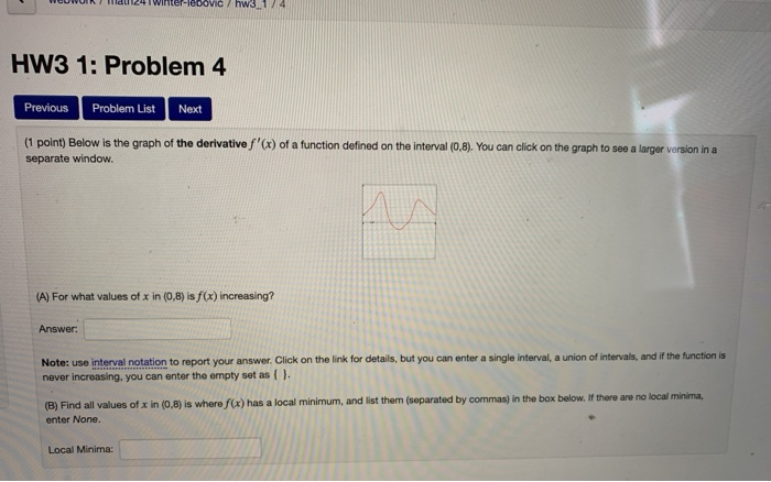 Solved HW3 1: Problem 4 Previous Problem LitNet point Below | Chegg.com