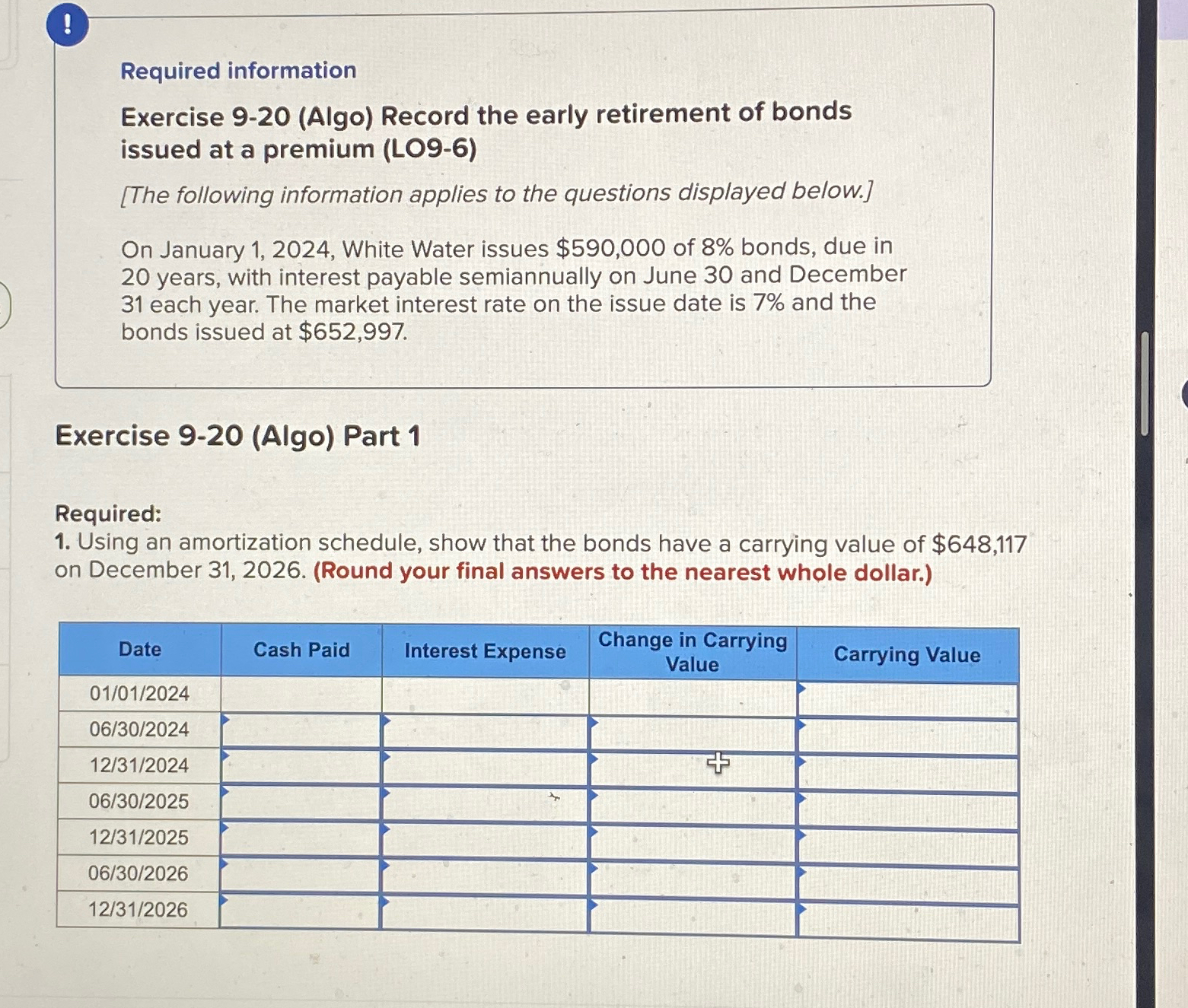 Solved !Required informationExercise 9-20 (Algo) Record the | Chegg.com Solved !Required informationExercise 9-20 (Algo) Record the | Chegg.com