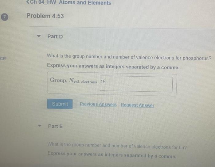 Solved What is the group number and number of valence | Chegg.com