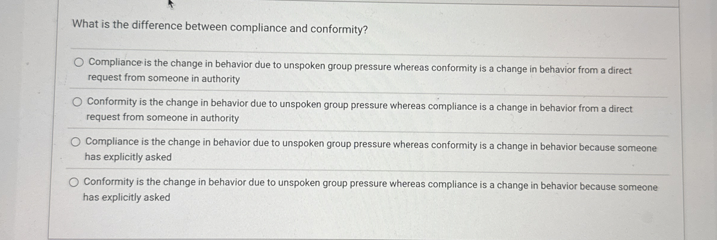 High Quality SOLUTION What is the difference between compliance and | Chegg.com
