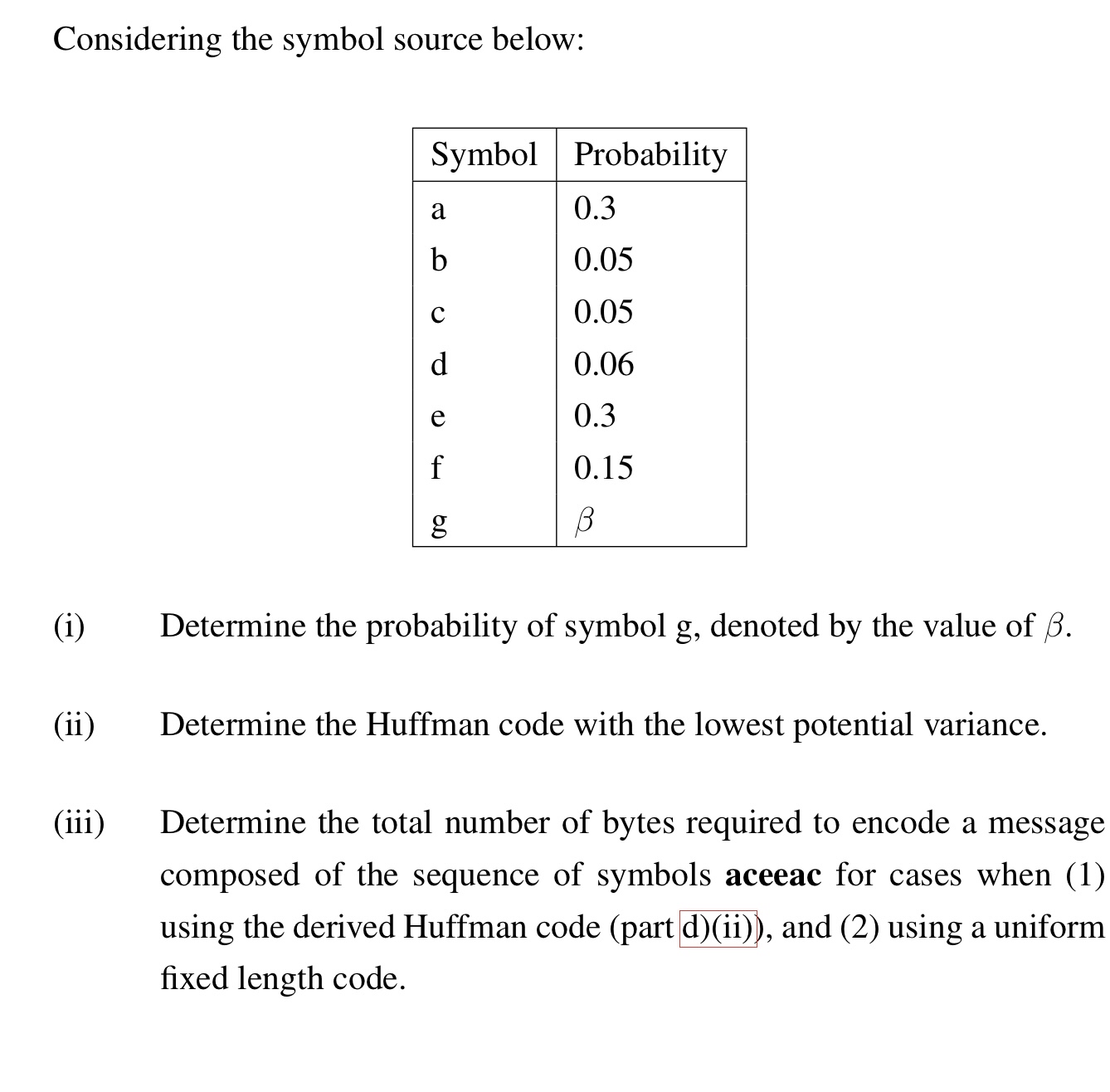 Solved Considering the symbol source | Chegg.com