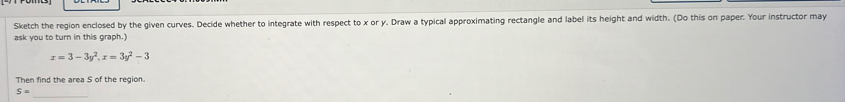 Solved ask you to turn in this graph.)x=3-3y2,x=3y2-3Then | Chegg.com