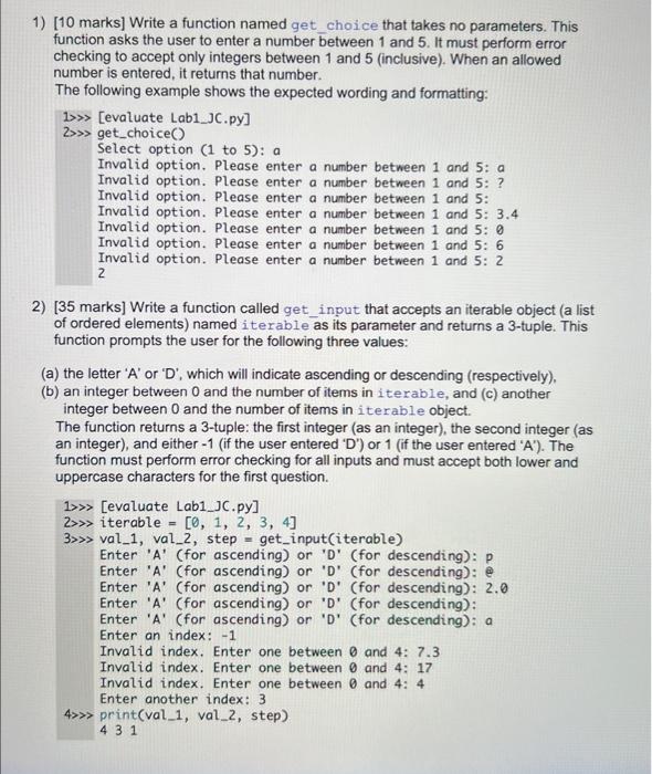 Solved checking to accept only integers between 1 and 5 | Chegg.com