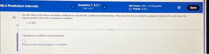 Solved Use The Value Of The Linear Correlation Coefficient