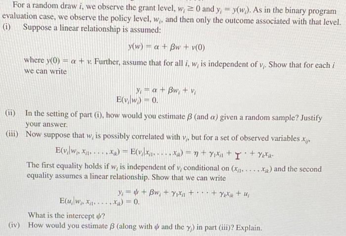 Solved 18 The potential outcomes framework in Section 3-7e | Chegg.com