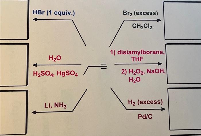 Solved 1) disiamylborane, | Chegg.com