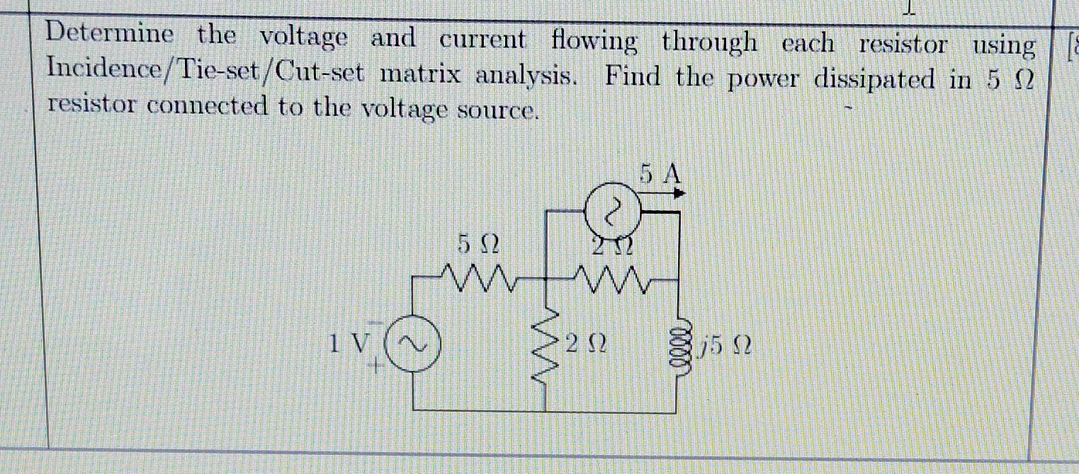 Solved Determine the voltage and current flowing through | Chegg.com