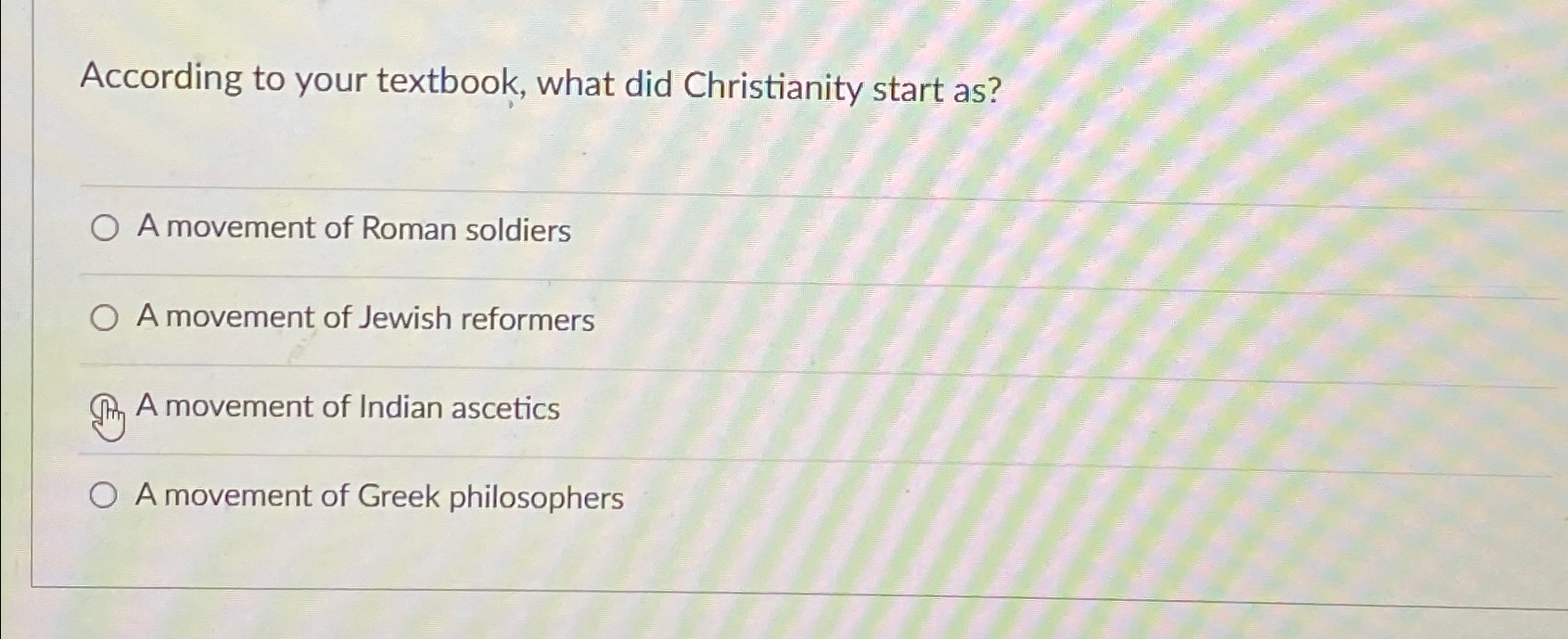 Solved According to your textbook, what did Christianity | Chegg.com