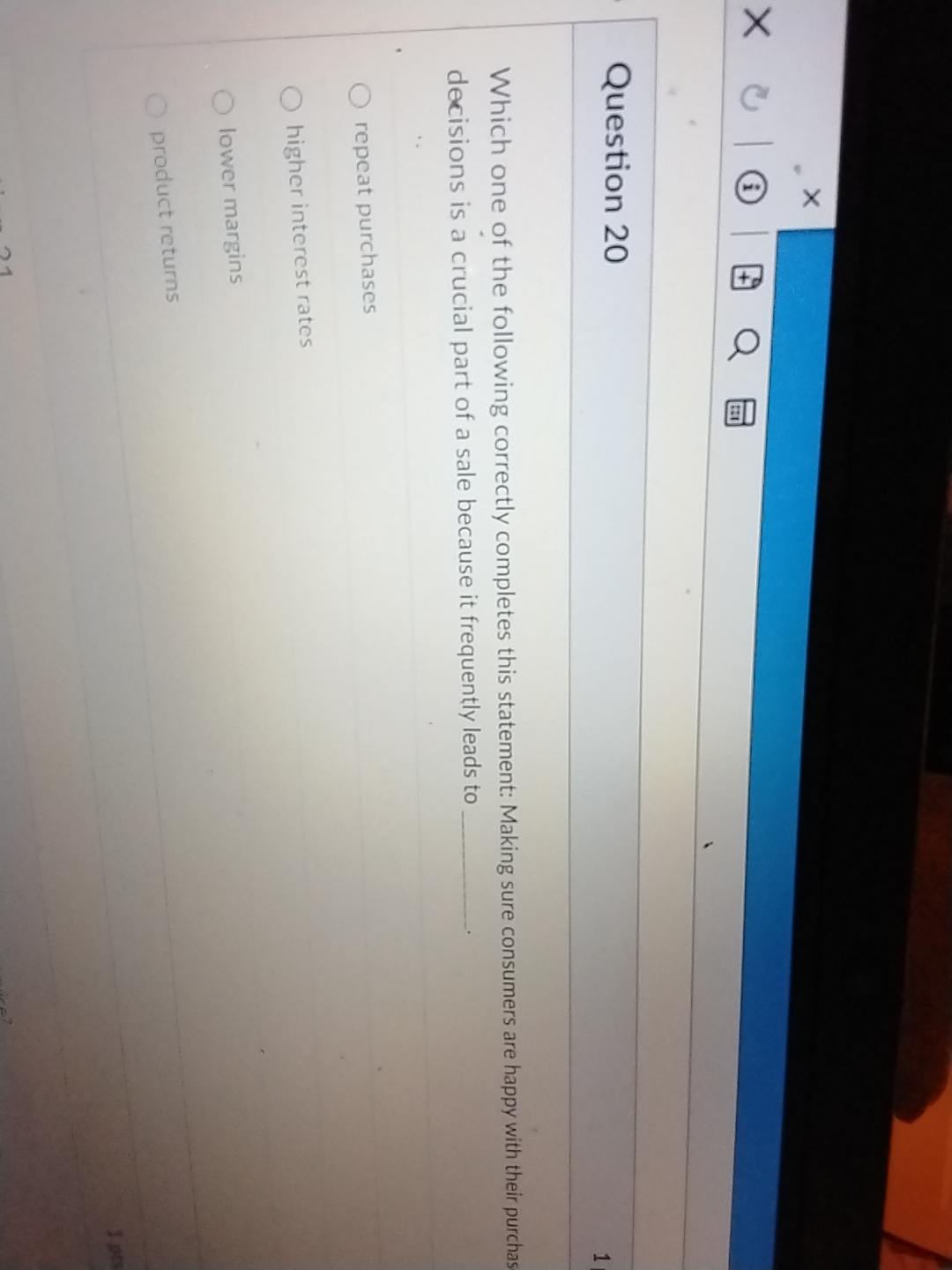 Solved Question 20Which one of the following correctly | Chegg.com