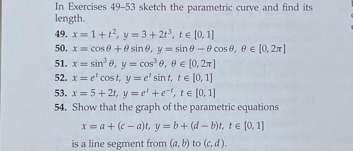 Solved In Exercises 16-23 sketch the parametric curve by | Chegg.com