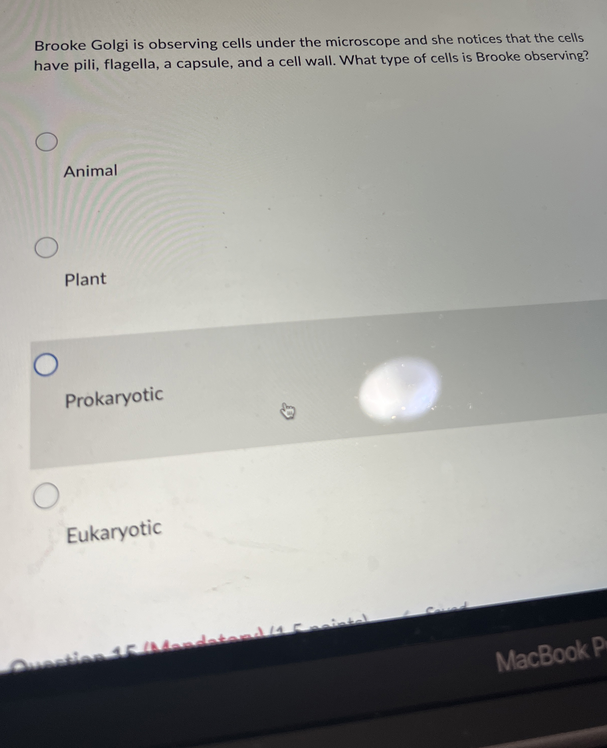 Solved Brooke Golgi is observing cells under the microscope | Chegg.com