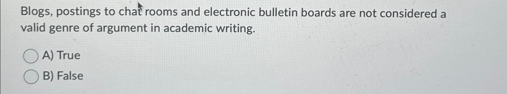 Solved Blogs, postings to chat rooms and electronic bulletin | Chegg.com