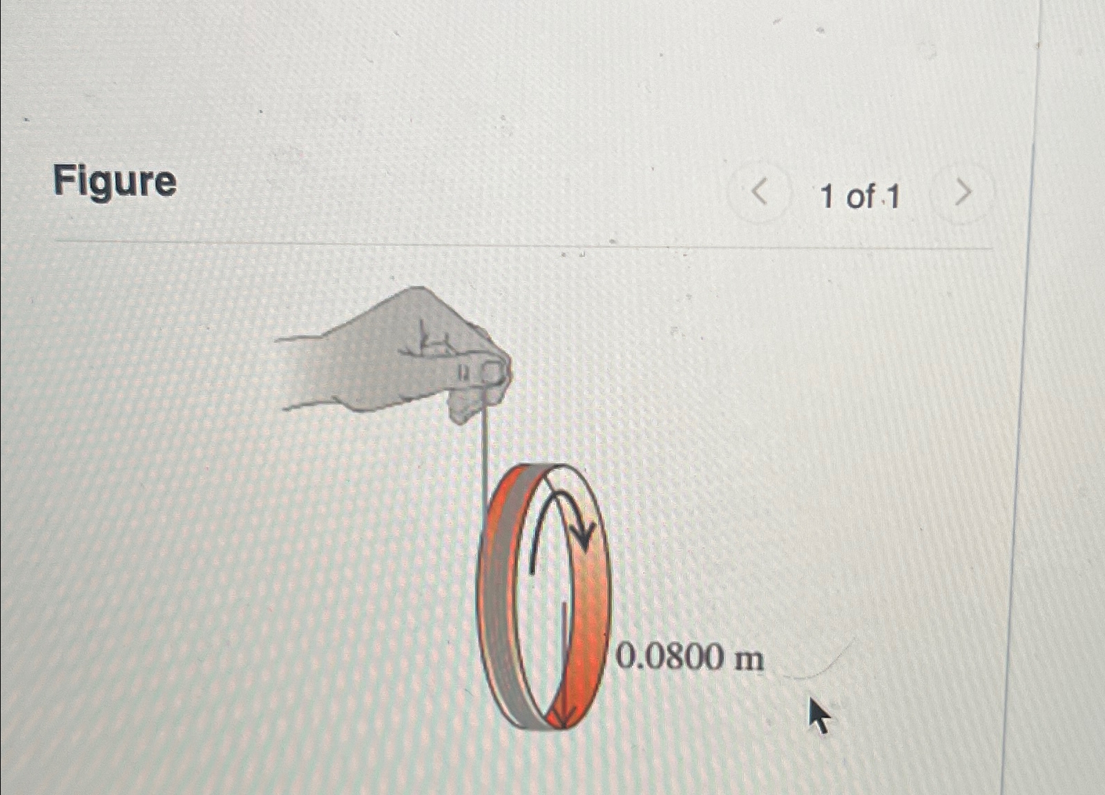 Solved A string is wrapped several times around the rim of a | Chegg.com