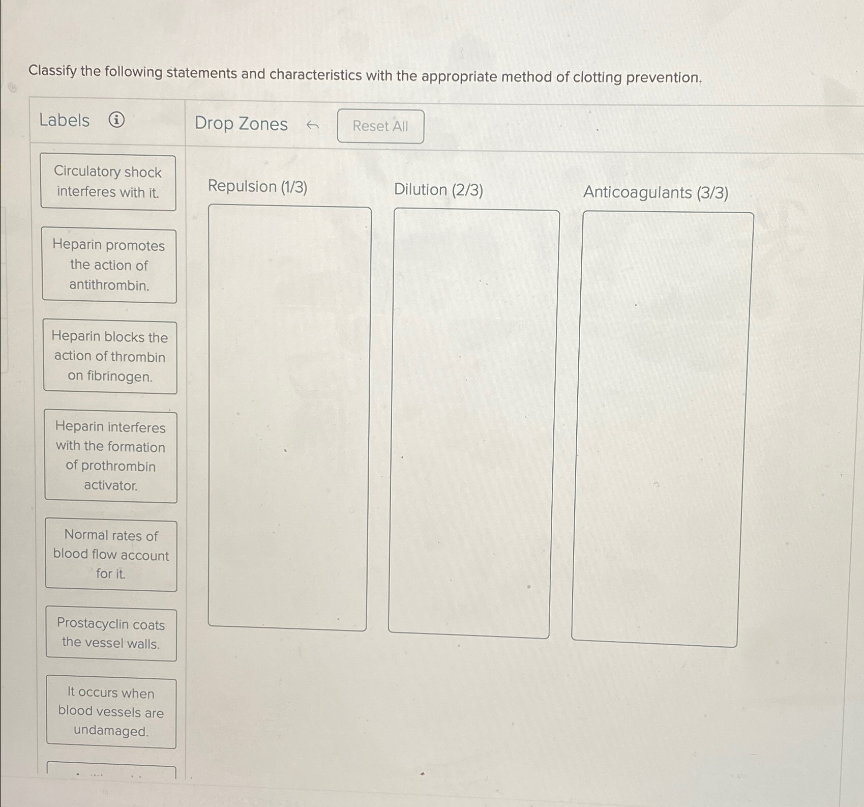 Solved Classify the following statements and characteristics | Chegg.com