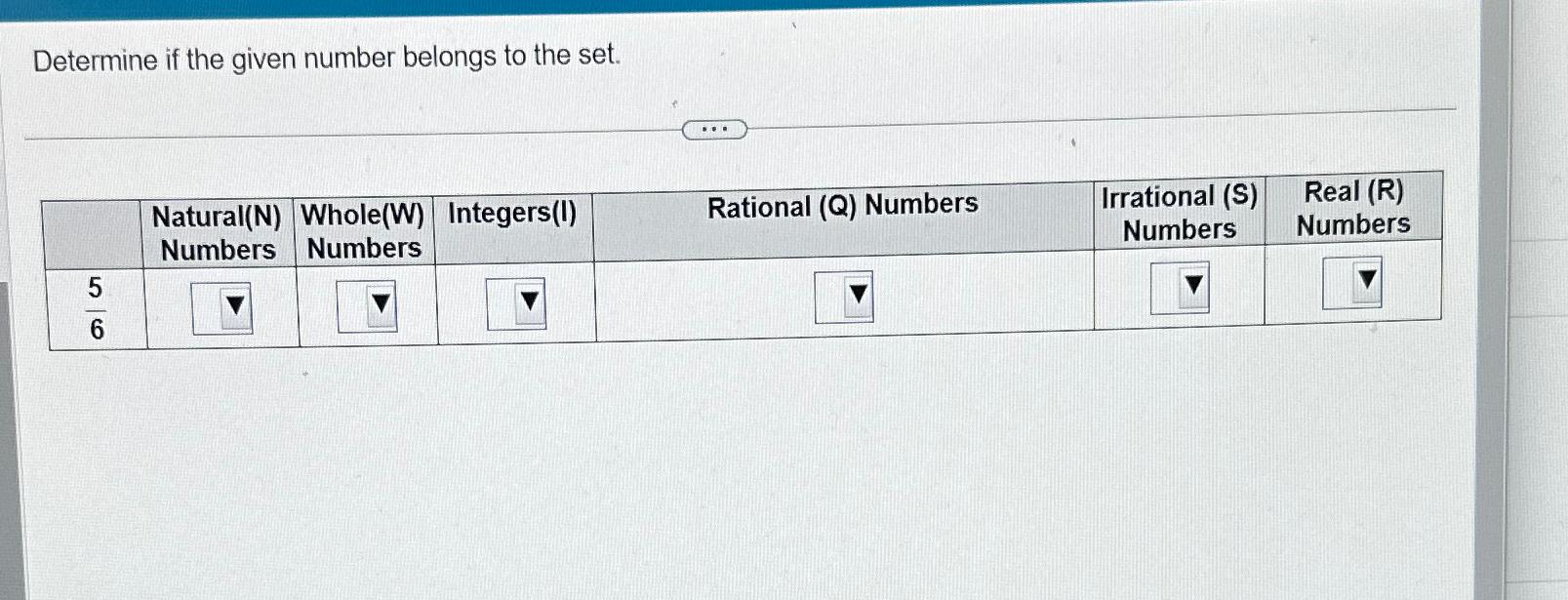 Solved Determine if the given number belongs to the | Chegg.com