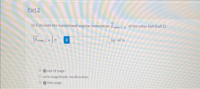 Solved A barbell spins around a pivot at its center at A. | Chegg.com