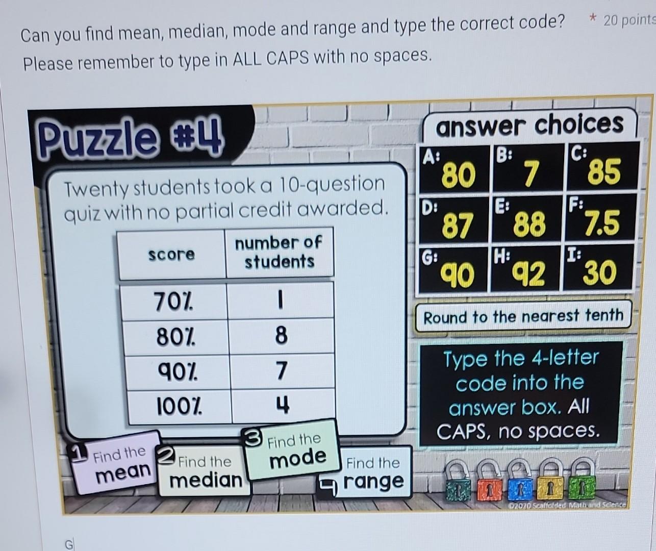 Solved Can you find mean, median, mode and range and type | Chegg.com