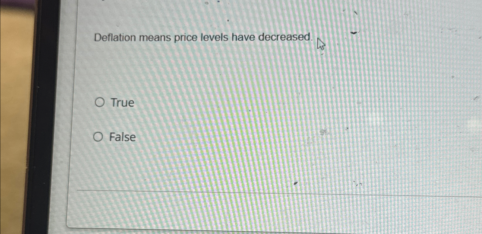 Solved Deflation means price levels have decreased.TrueFalse | Chegg.com Solved Deflation means price levels have decreased.TrueFalse | Chegg.com