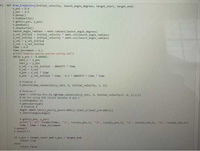 Solved PYTHON CODE. Most of the code is done, Just needs a | Chegg.com