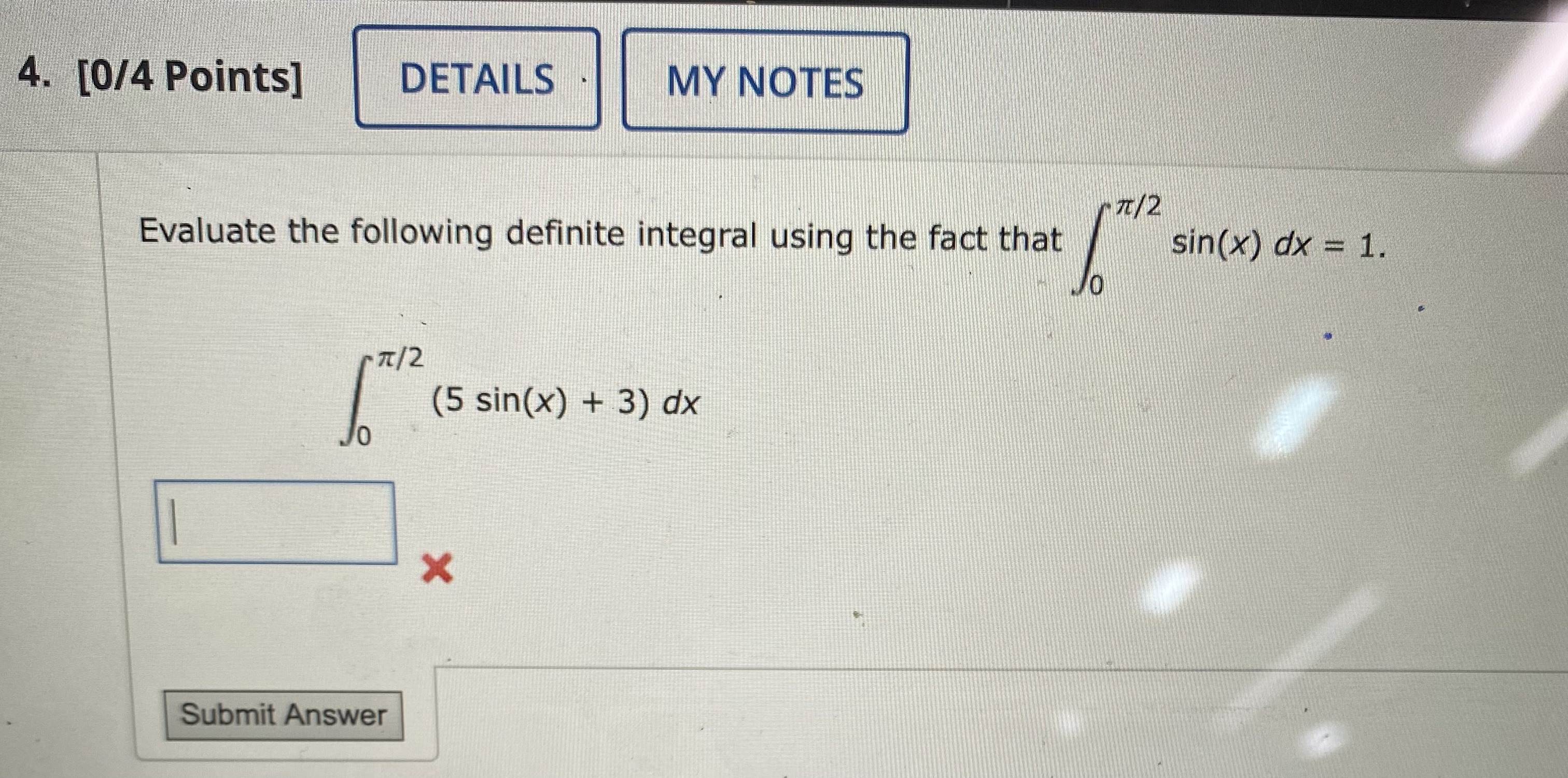 Solved Evaluate the following definite integral using the | Chegg.com